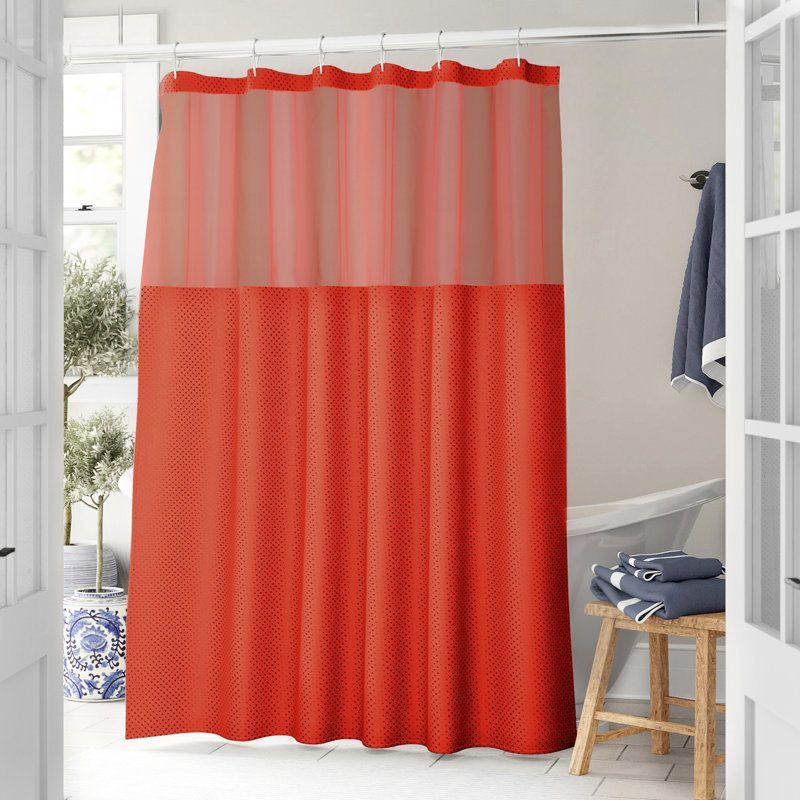 Three Posts Docia Solid Color Single Shower Curtain And Reviews Wayfair